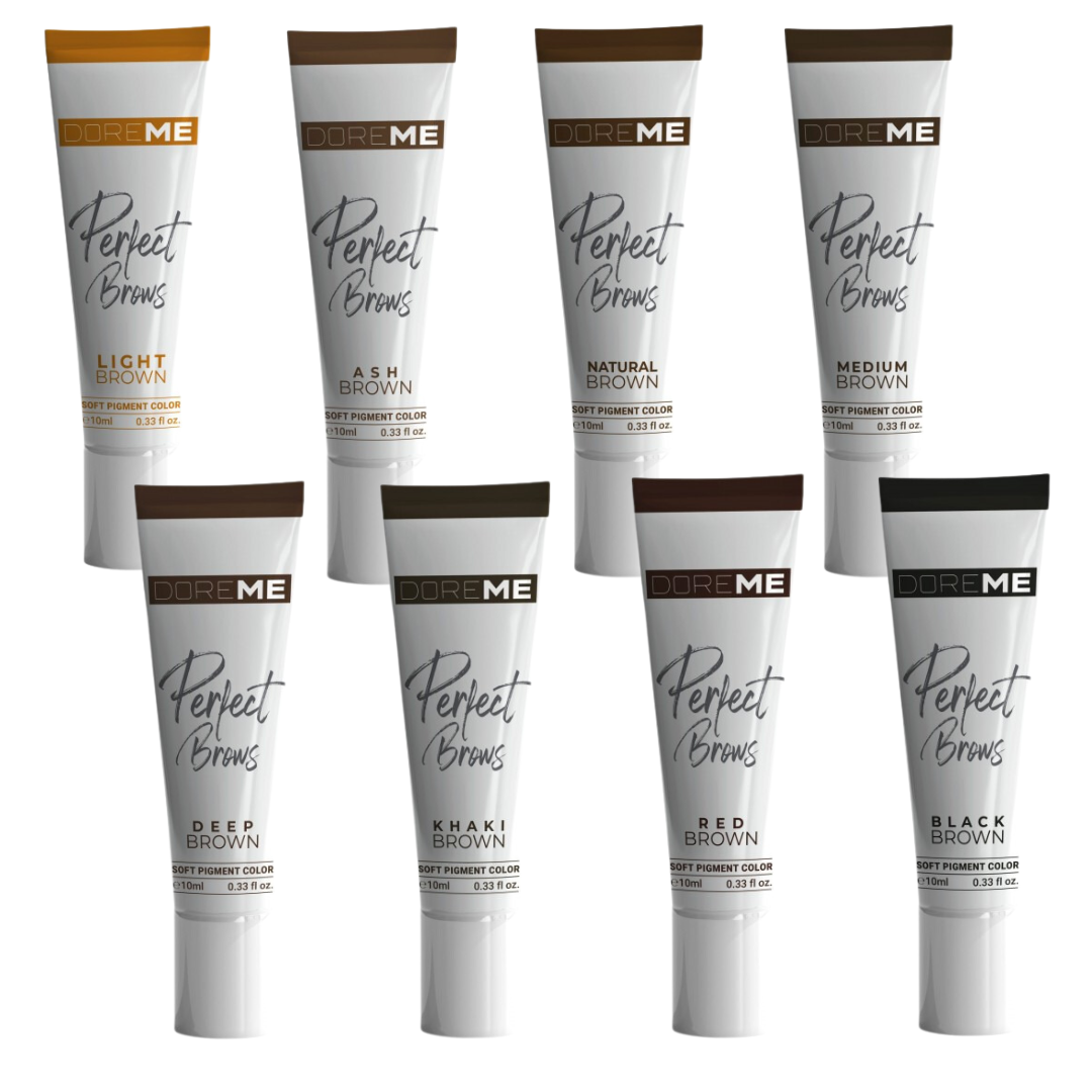Doreme Perfect Brows PMU Brow Pigment Complete Set - Perpetual ...